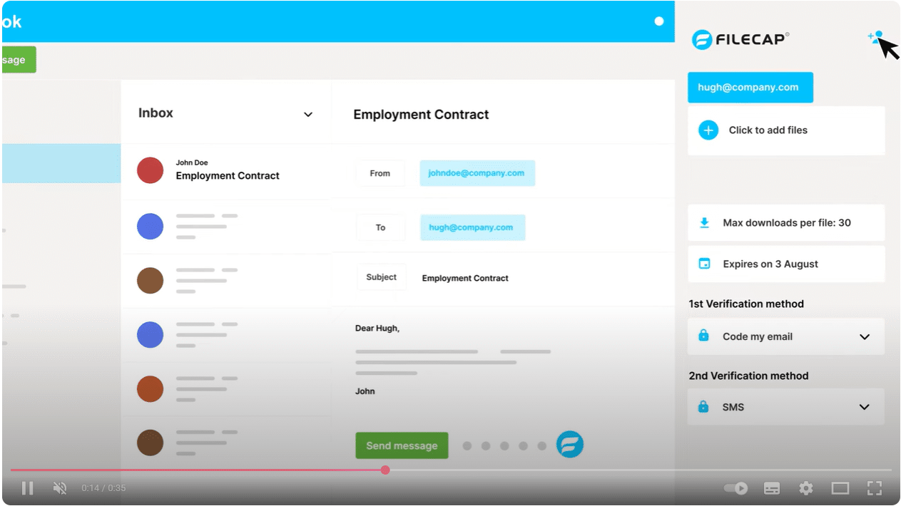 Veilig bestanden e-mailen met FileCap - Bruinsma ICT